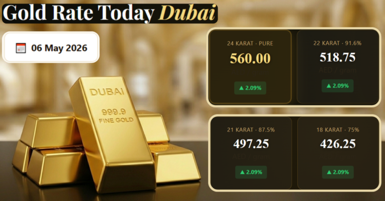 Gold Rate Dubai Today — 06 May 2026 - goldratetodaydubai.com